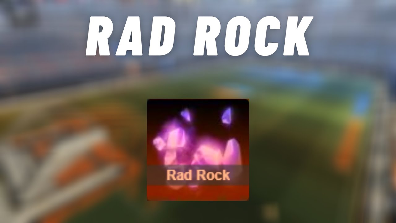 All Painted Rad Rock Boost Rocket League - YouTube