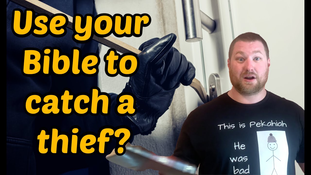 How to use your Bible to catch a thief--Best Video - YouTube