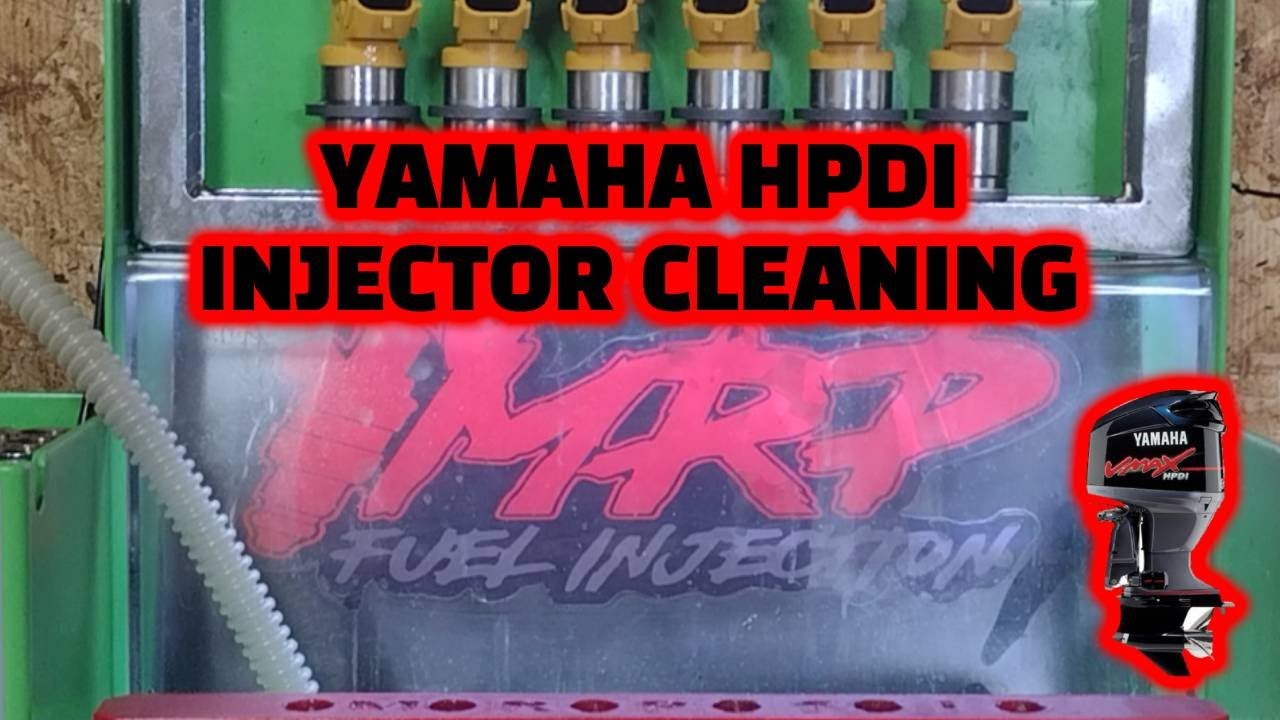 YAMAHA HPDI Injector Cleaning - YouTube