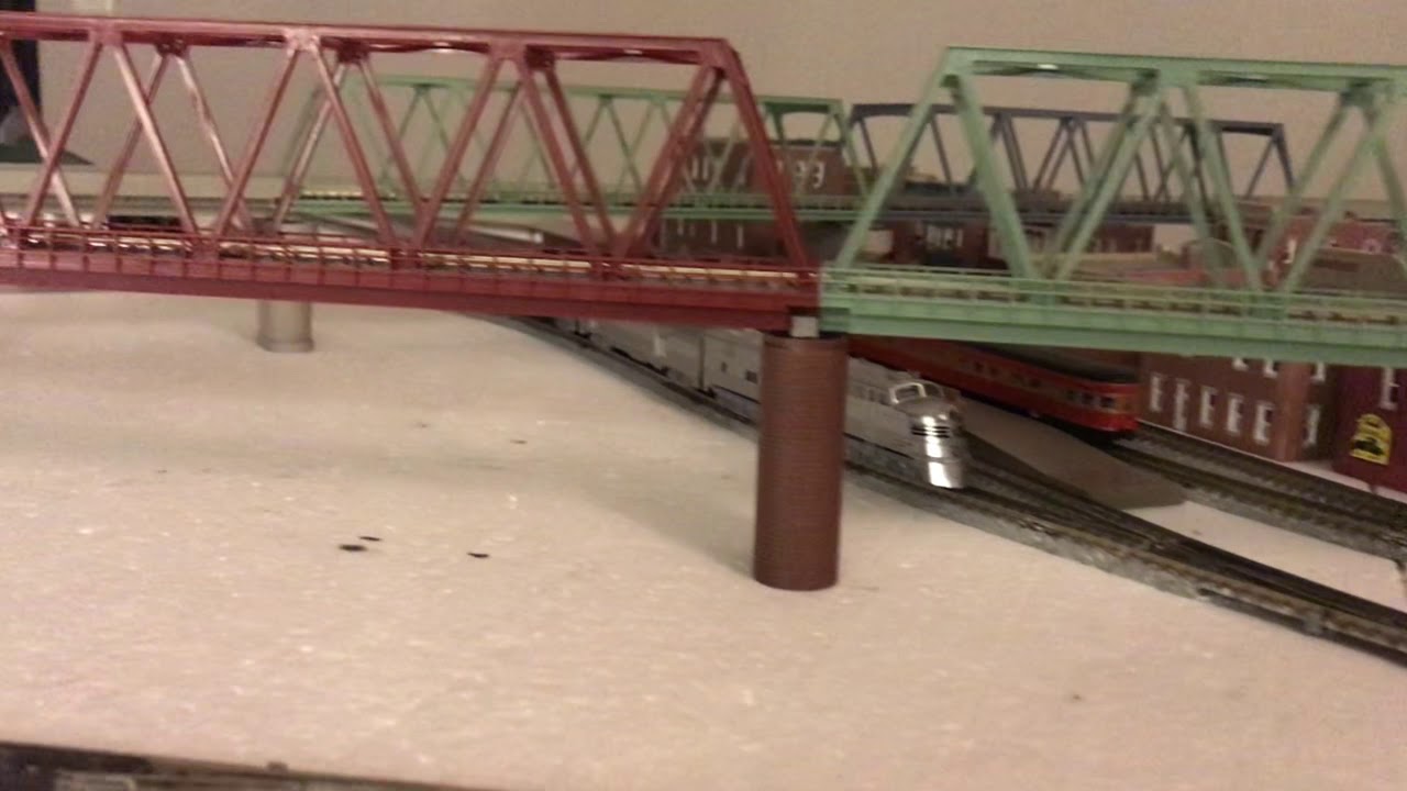 Tomix Finetrack 4x8 layout - YouTube