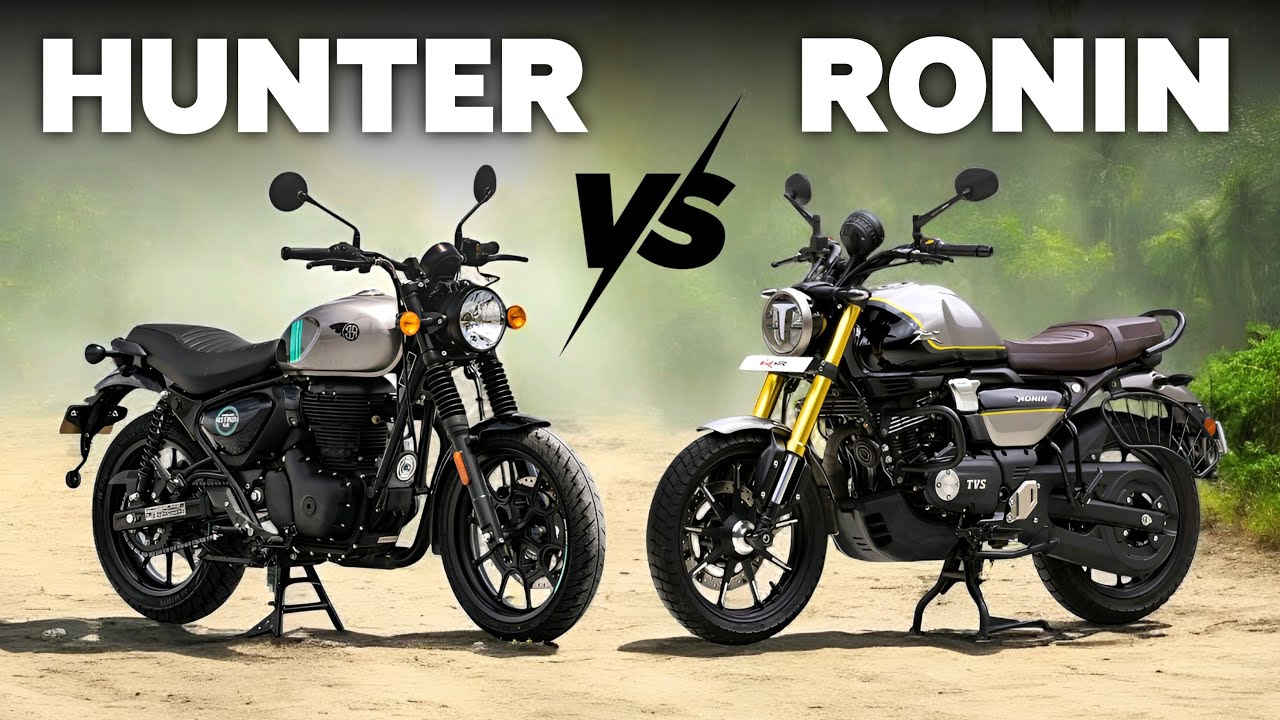TVS RONIN vs RE HUNTER 350: The Ultimate Comparison! - YouTube