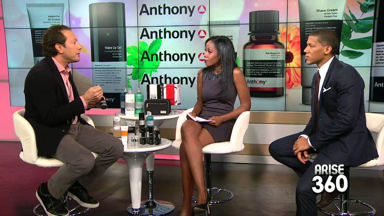 Anthony Sosnick with products form his men's skin care line! - YouTube