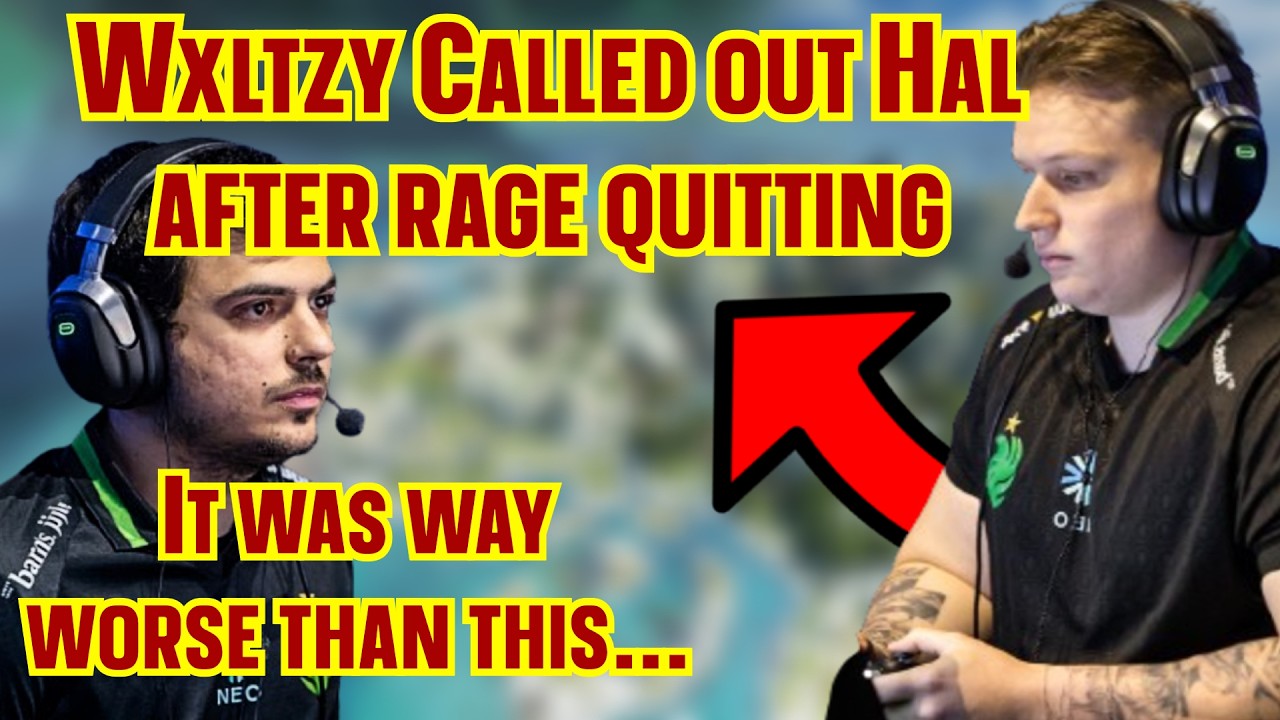 Wxltzy called out Hal after rage-quitting during the ALGS scrims | Apex ...