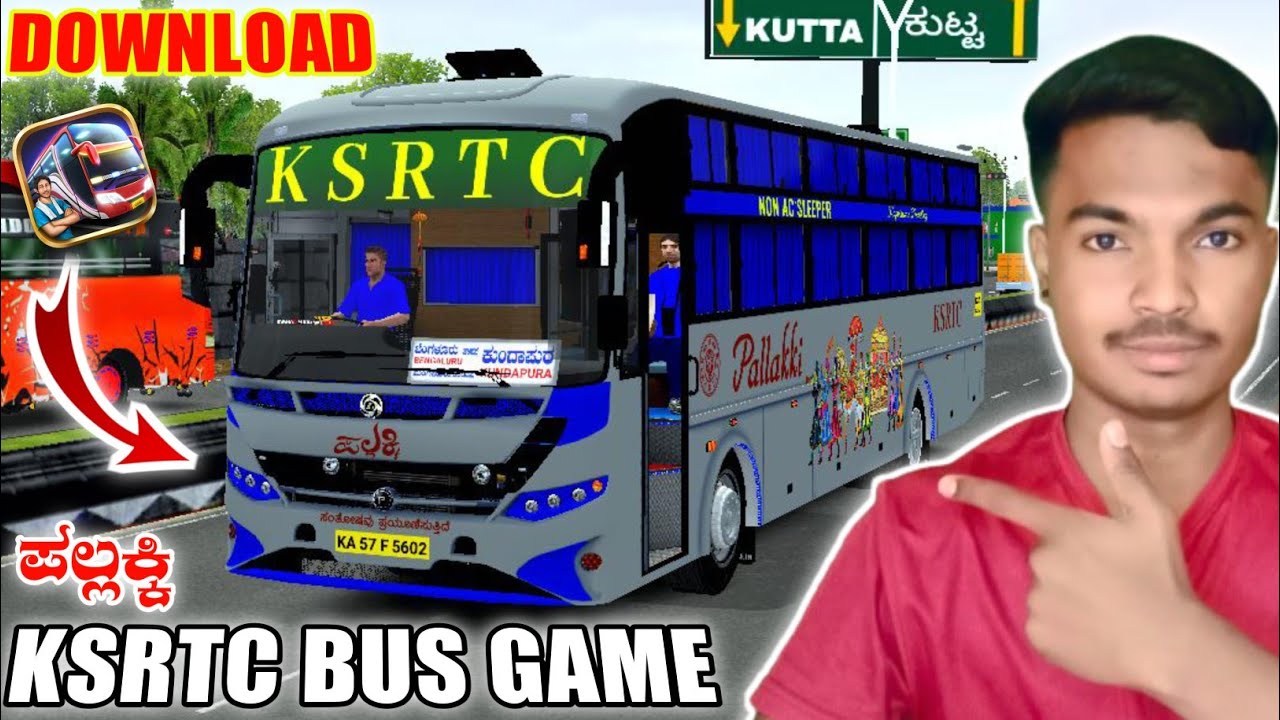 🤩PALLAKKI KSRTC BUS GAME DOWNLOAD | Bus Simulator Indonesia Pallakki ...