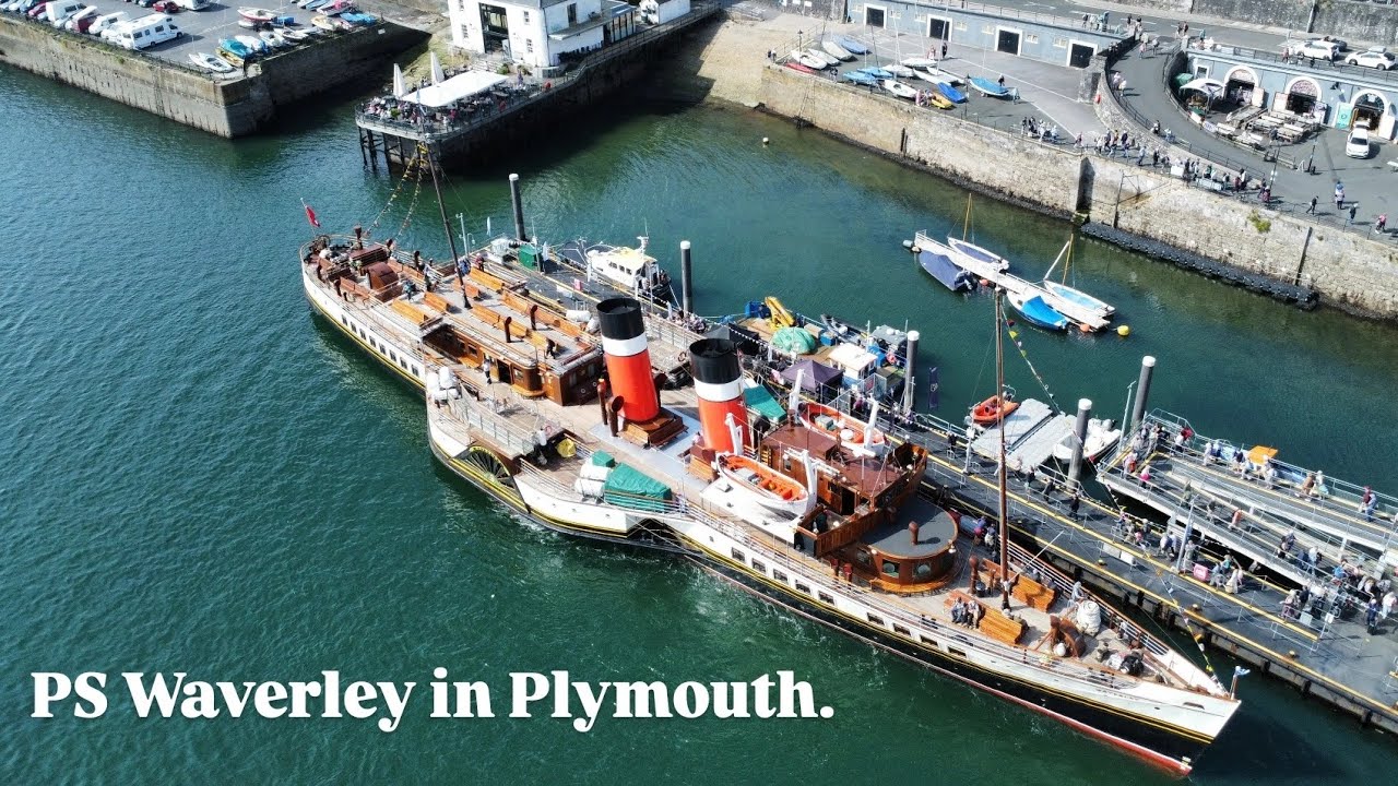 PS Waverley, the last seagoing passenger-carrying steamer, in the world ...