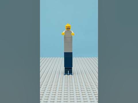 LEGO Minifigure Stretch #stopmotion #legoanimation #satisfying - YouTube