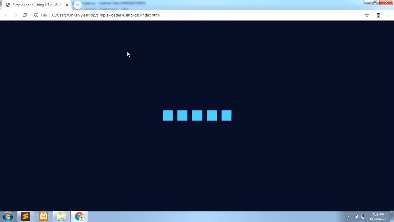 Mobile Responsive Simple Loader using HTML and CSS | Coder Uncle - YouTube