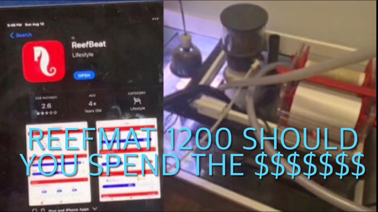 REDSEA REEFMAT 1200 ROLLERMAT FILTER FULL SETUP, INSTALLATION W 2x ...