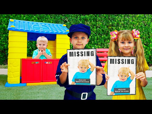 Roma and Diana in New Stories with brother Oliver - Videos For Kids