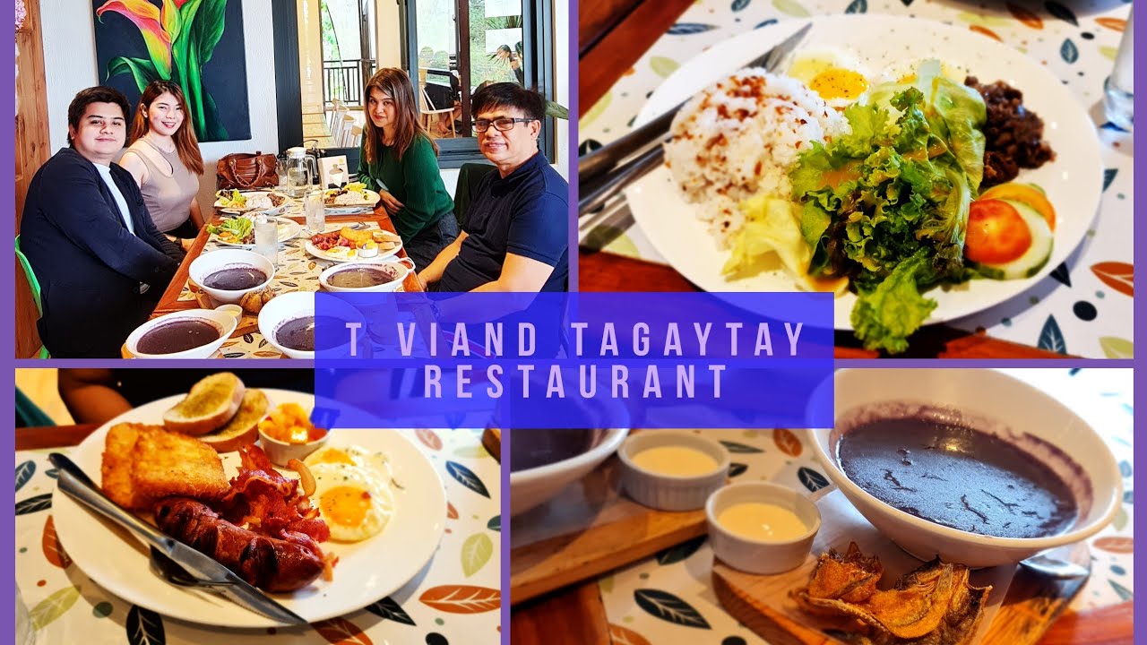 Food Trip Vlog#1 - Breakfast at T Viand Tagaytay Restaurant - YouTube