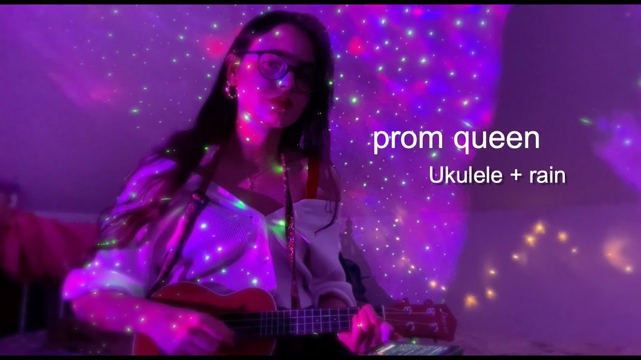 prom queen - beach bunny (cover) ukulele + rain - YouTube