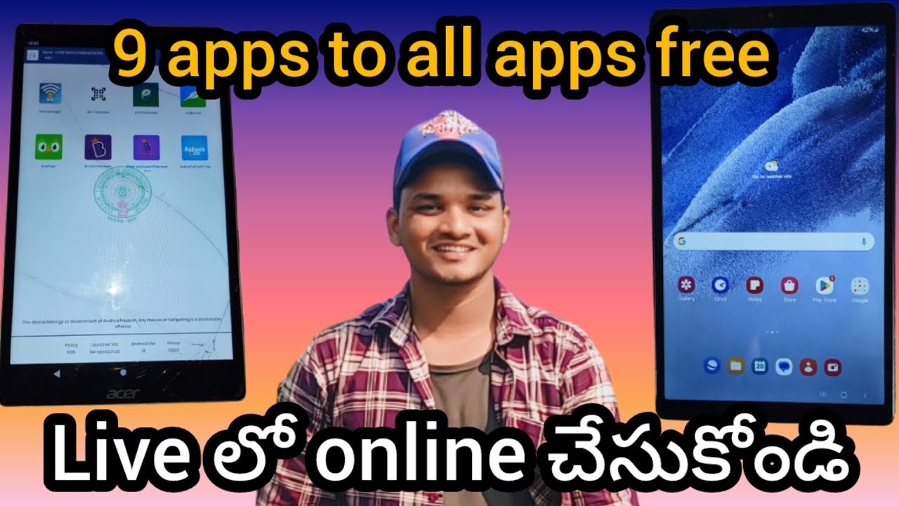 Jagan tab 9 apps to all apps || live video jagan tab update ...