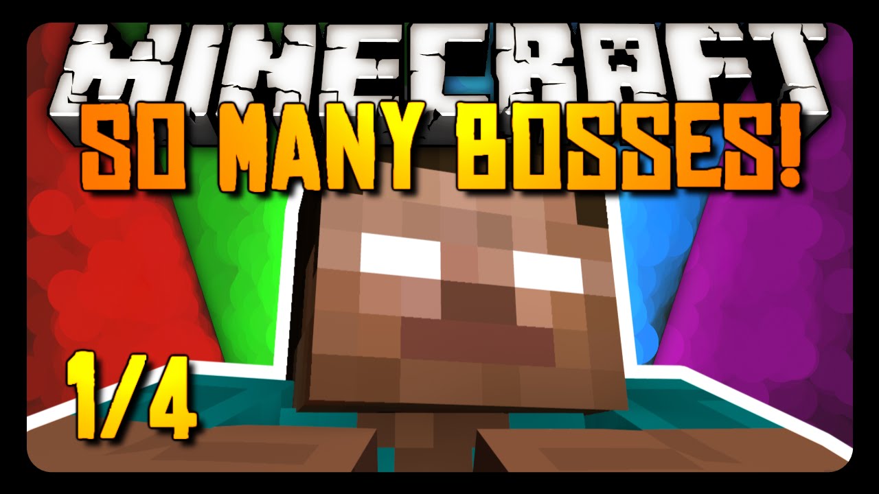 Minecraft: EPIC BOSS BATTLES! (Custom Boss Collection) Pt. 1/4 - YouTube
