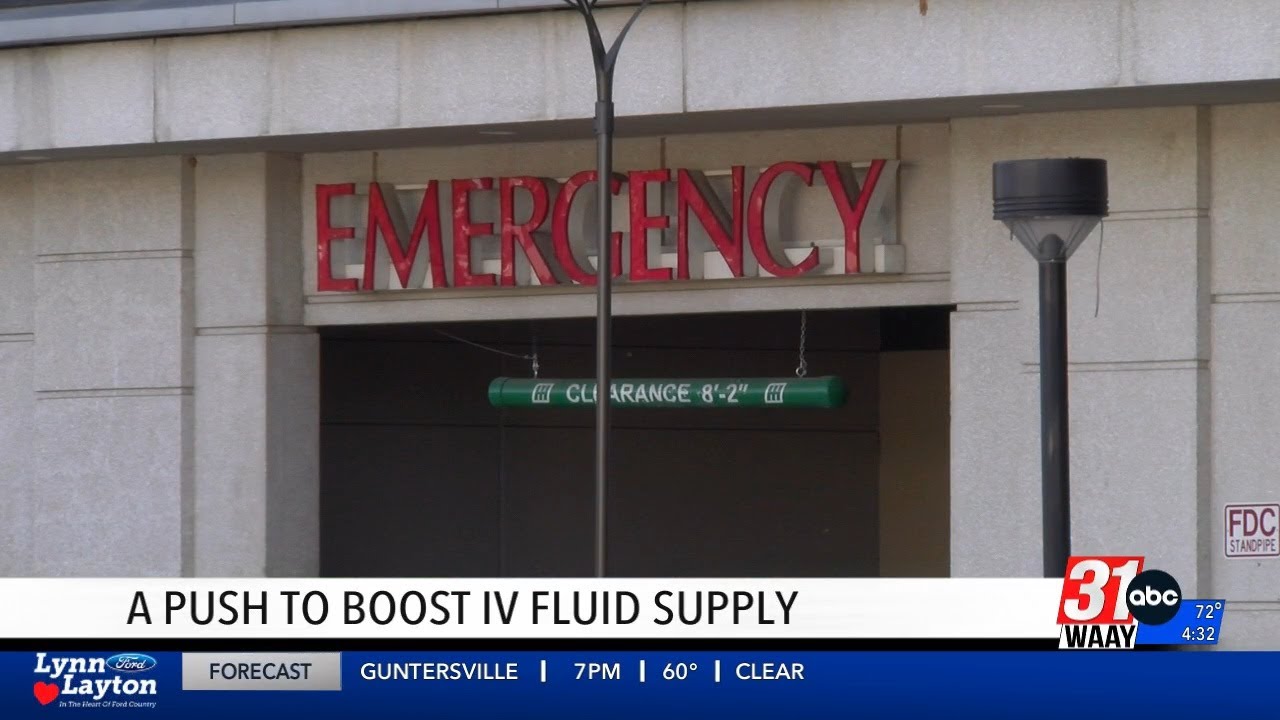 Push to boost IV fluid supply - YouTube