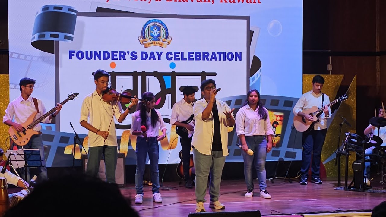 Bhavans (IES) Founder's Day || Band performance..🤍 - YouTube