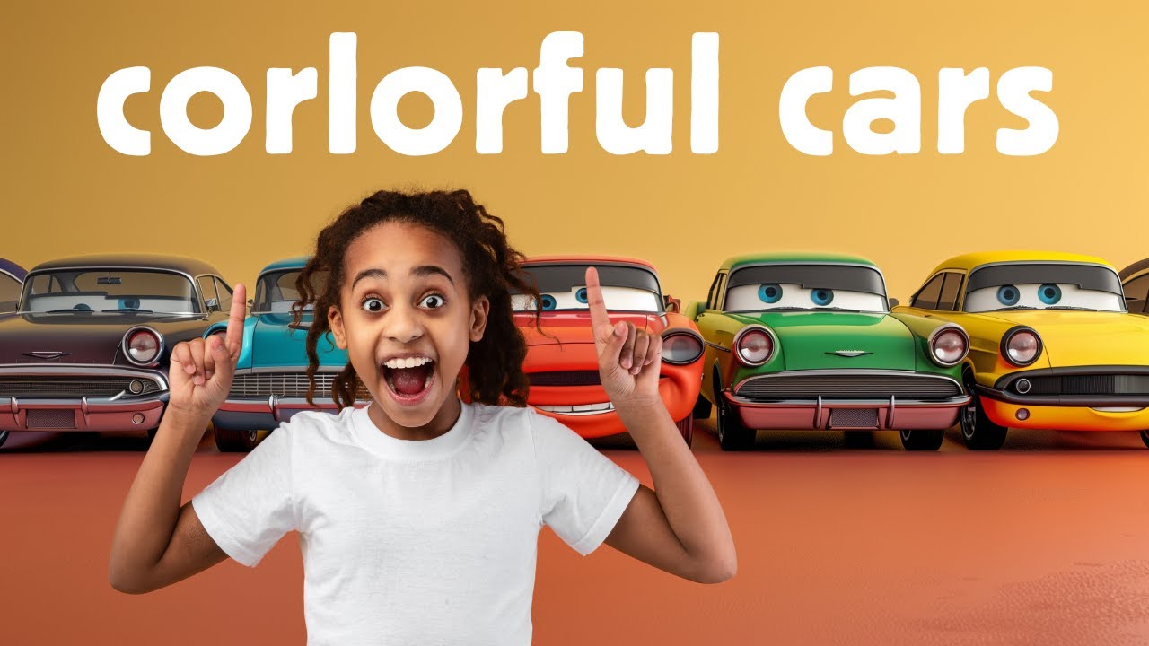 🚗 Colorful Cars Song! 🎶 Sing-Along Fun for Toddlers! Nursery Rhymes ...