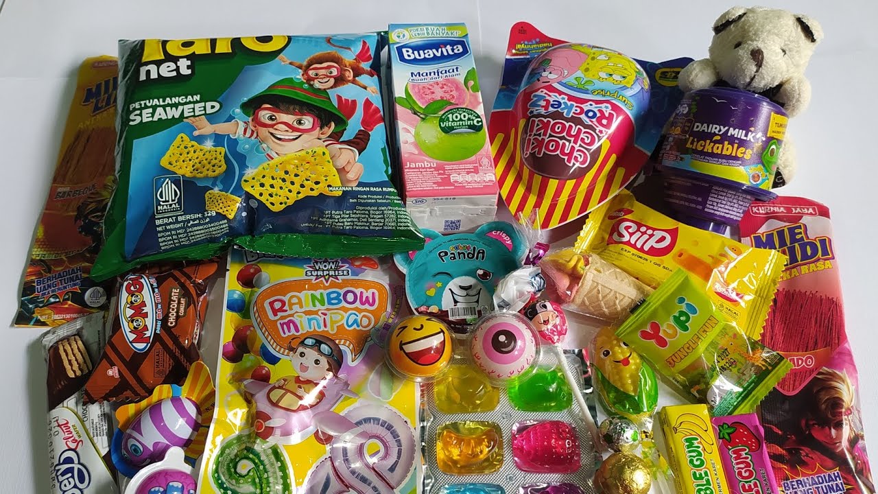 Taro Buavita Yupi Chokichoki Bubble Gum Permen Jelly Viral - YouTube