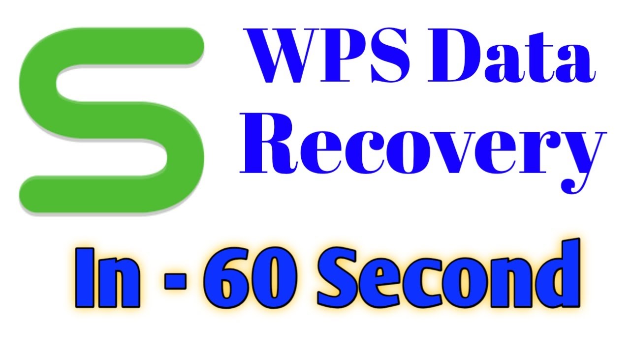 Recover Unsaved Spreadsheet In WPS Office Easily YouTube recover-unsaved-spreadsheet-in-wps-office-easily-youtube