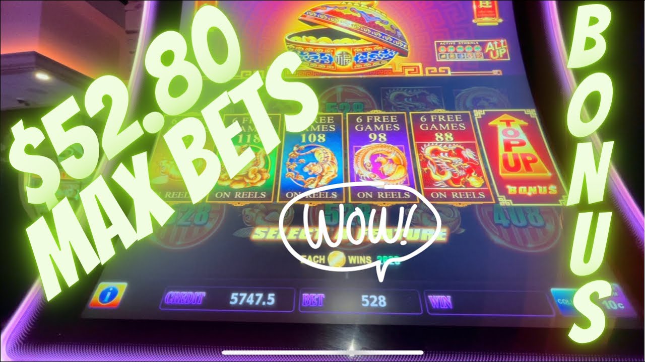 $52.80 MAX BET BONUS ENDLESS TREASURE SLOT MACHINE HIGH LIMIT LIVE PLAY ...