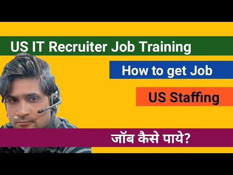US IT RECRUITER JOB TRAINING - YouTube
