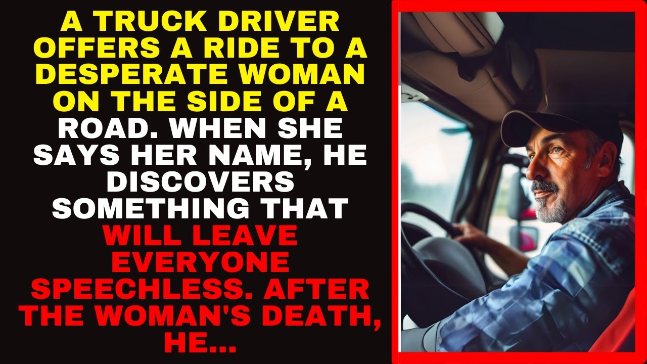 On the Side of the Road, a Man Gives a Ride to a Lady, and When She ...