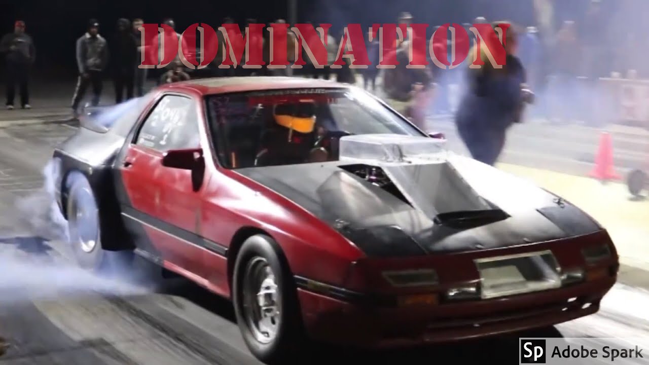 Widebody RX7 DOMINATES Drag Strip?! - YouTube