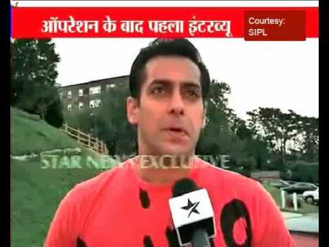 Salman Khan talks exclusively to STAR News after surgery