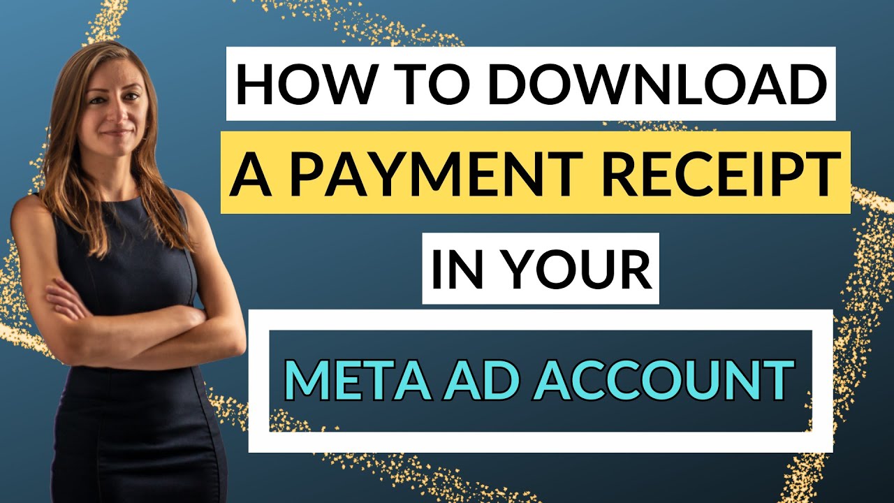 How To Download A Payment Receipt In Meta - YouTube