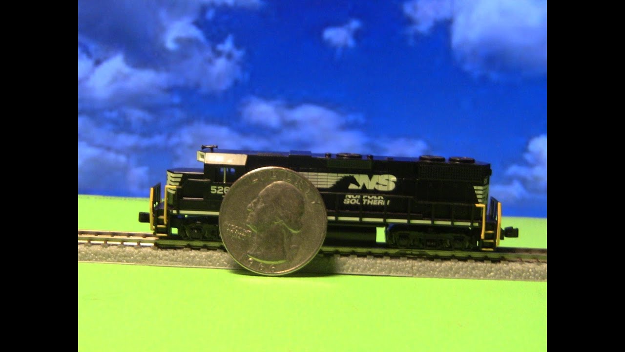 Building a Z Scale layout in a Briefcase intro - YouTube