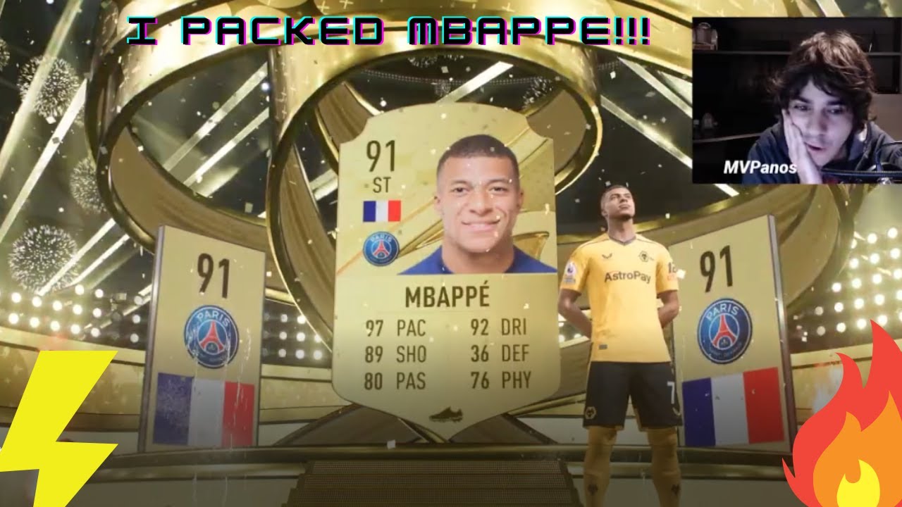 I PACKED MBAPPE FROM MY FUT CHAMPS REWARDS - FIFA 23 - YouTube