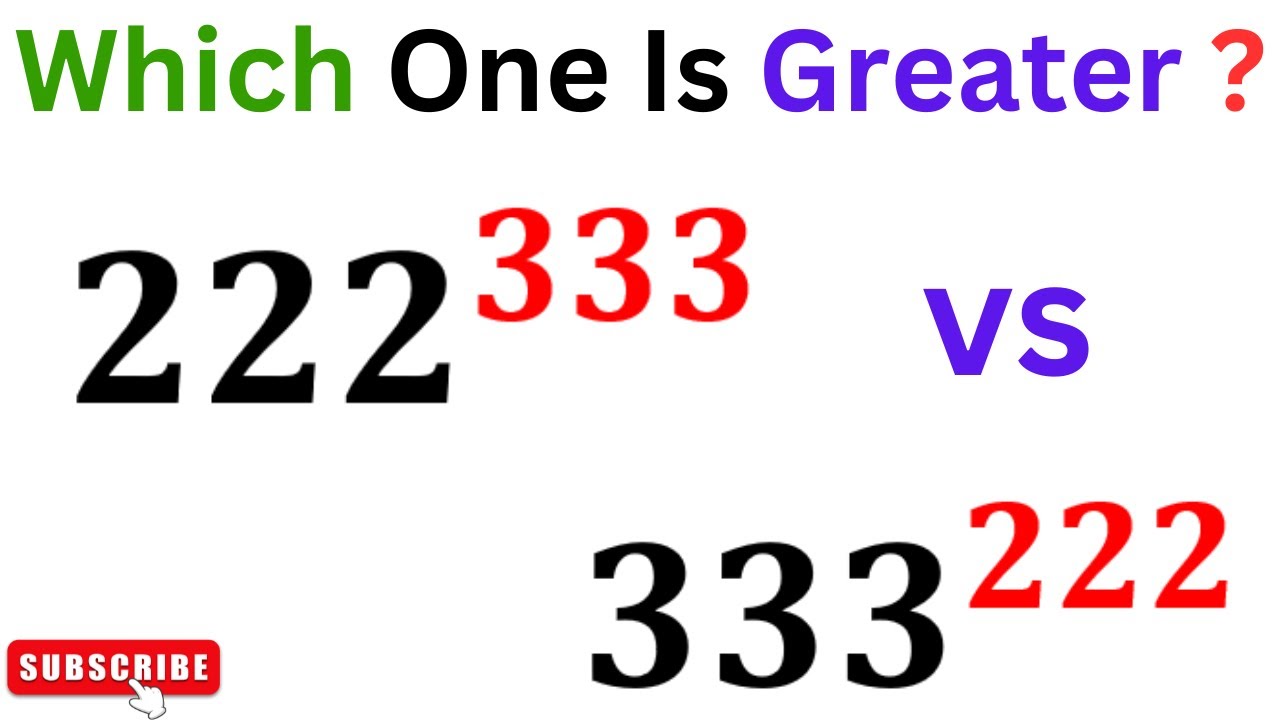 Which One Is Greater 222 333 Or 333 222 Find Quickly YouTube which-one-is-greater-222-333-or-333-222-find-quickly-youtube