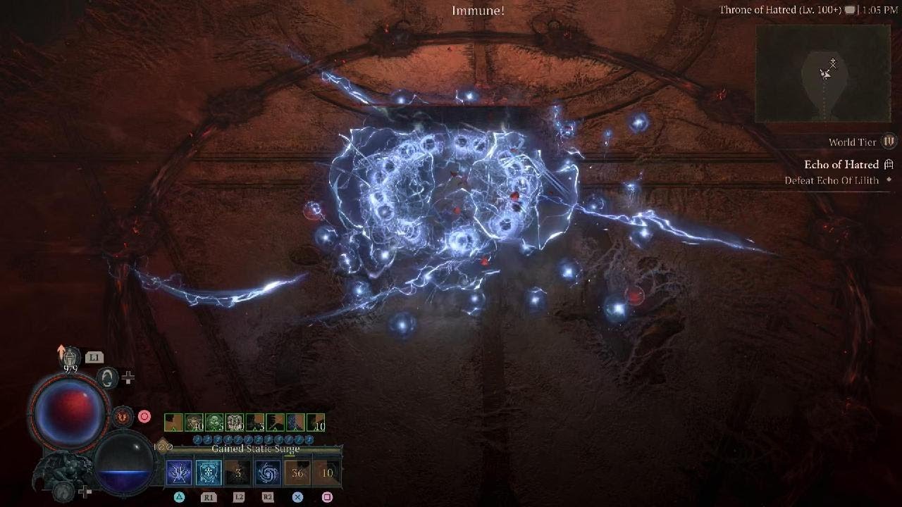 Diablo IV::Uber Lilith::Ball Lightning Sorcerer - YouTube