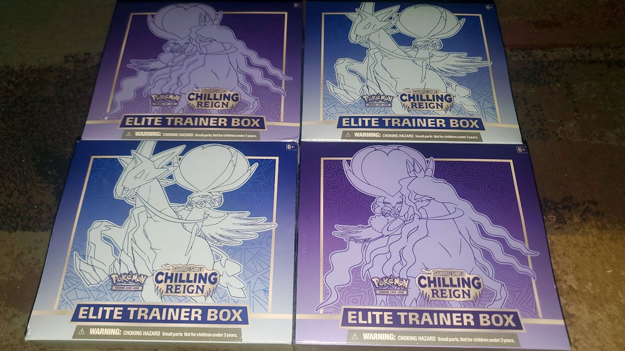 4x Chilling Reign Elite Trainer Box Sword & Shield pack opening! - YouTube