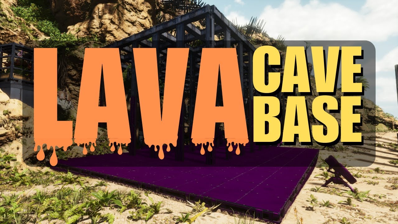 ALPHA Lava Cave PvP Base Design | Ark Survival Ascended | Small Tribes ...