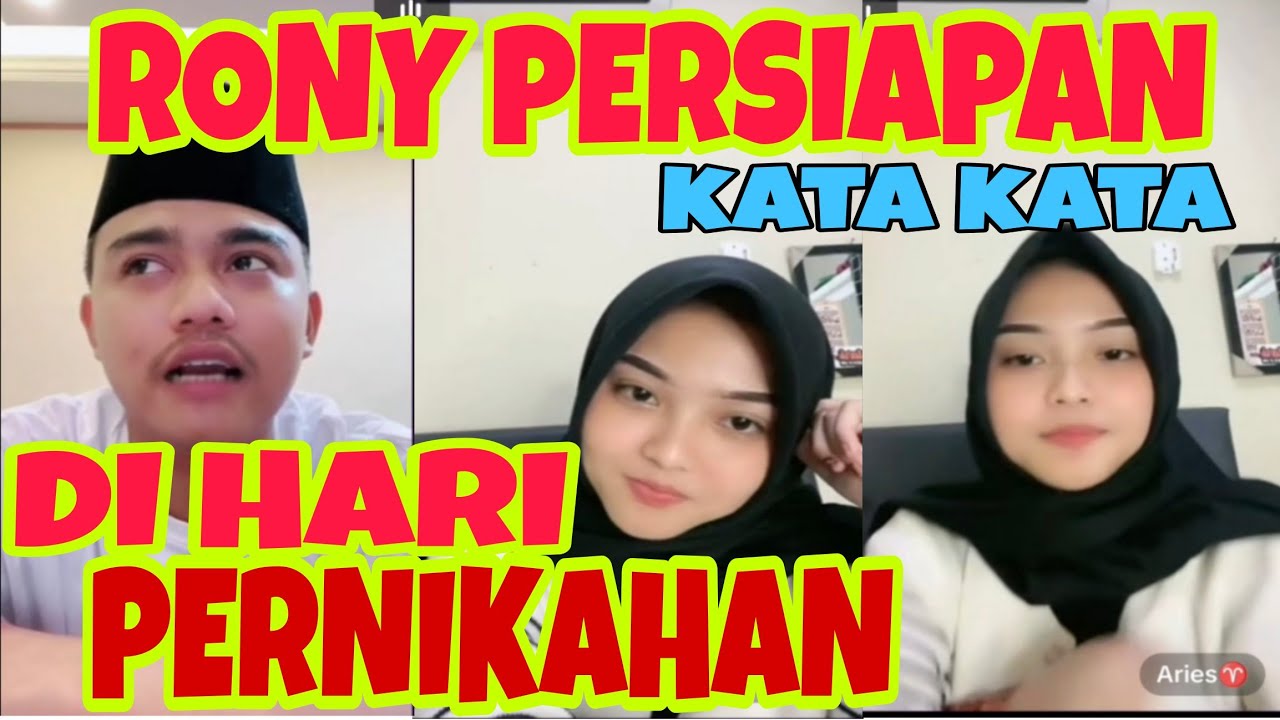 RONKADS LIVE TERBARU ‼️ PERSIAPAN KATA KATA UNTUK HARI PERNIKAHAN ‼️ ...