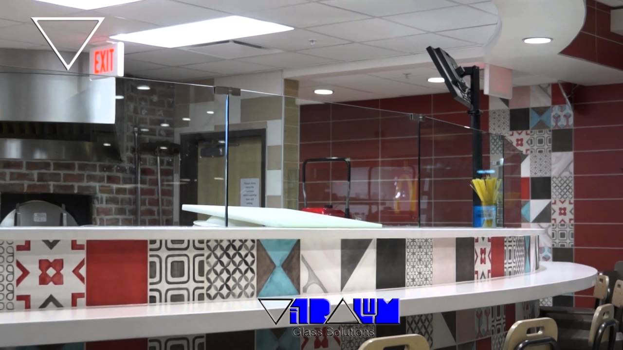 Vitralum Glass Solutions frameless glass sneeze-guards Orlando Florida ...