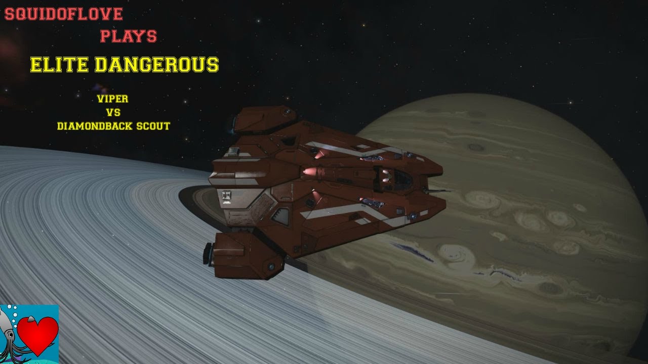 Elite Dangerous Gameplay - Viper vs Diamondback Scout - YouTube