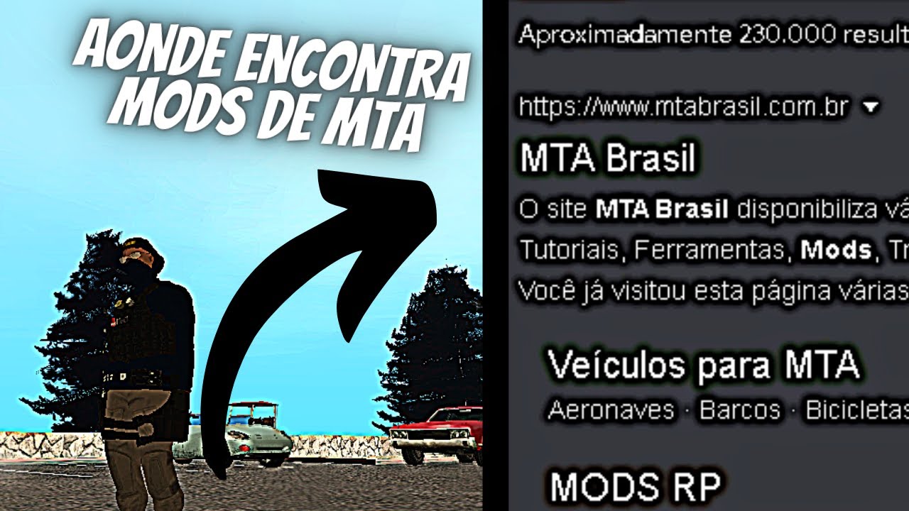 AONDE ENCONTRA MODS PARA MTA - MTA:SA - YouTube