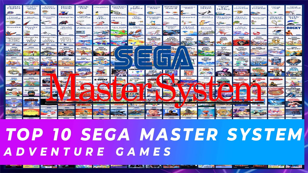 Top 10 Master System Adventure Games - YouTube