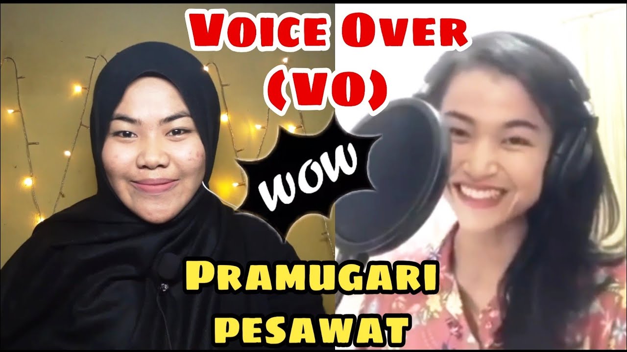 Belajar Voice Over Pemula jadi Pramugari (Flight Attendant) Pesawat ...
