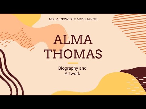 Alma Thomas - Biography and artwork for kids - YouTube