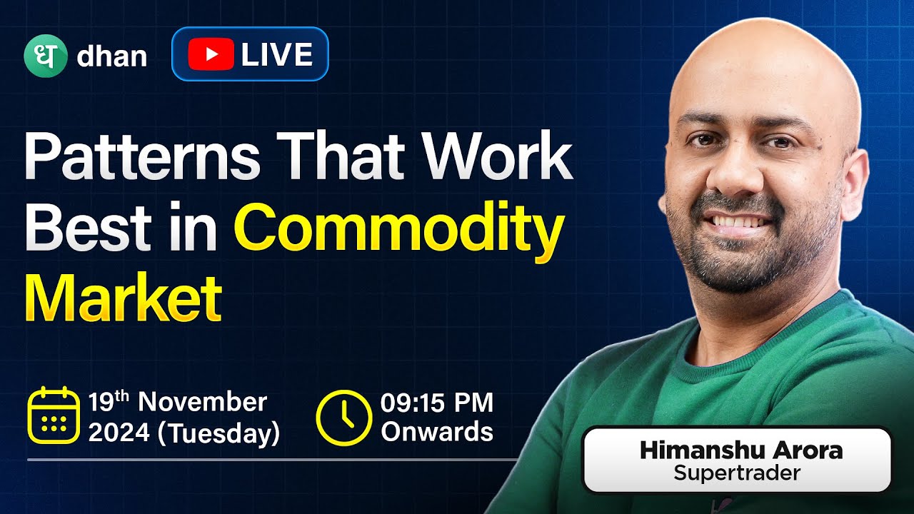 Patterns That Work Best In Commodity Markets | Live Webinar 🚨 - YouTube