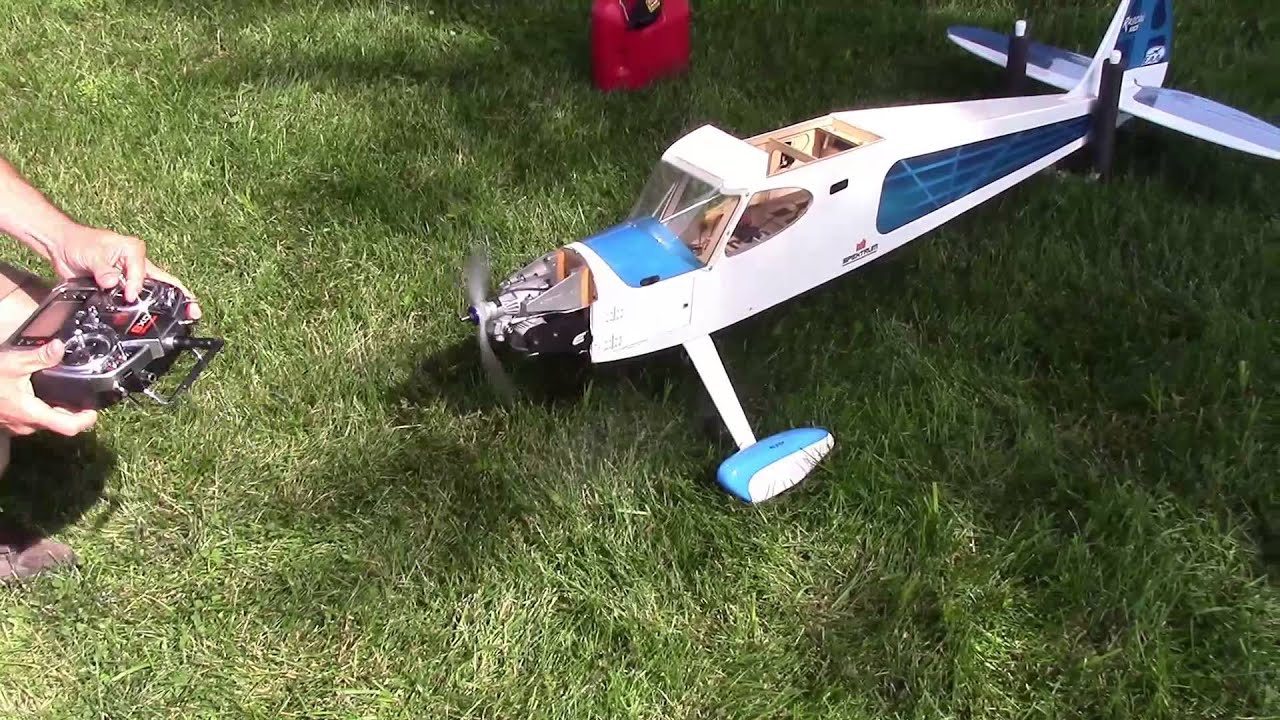 Evolution 20GX 20cc Gas Engine on a Rascal 110 1080p HD - YouTube