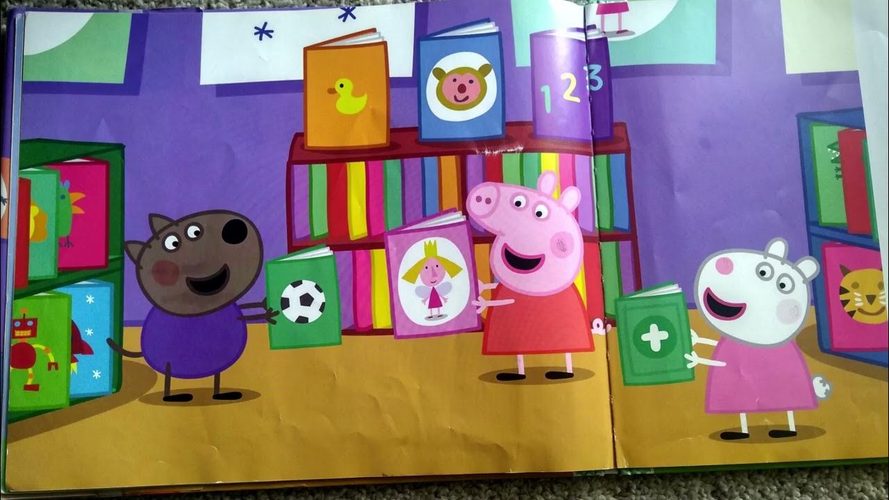 Peppa Pig and the Library Visit(read aloud) - YouTube