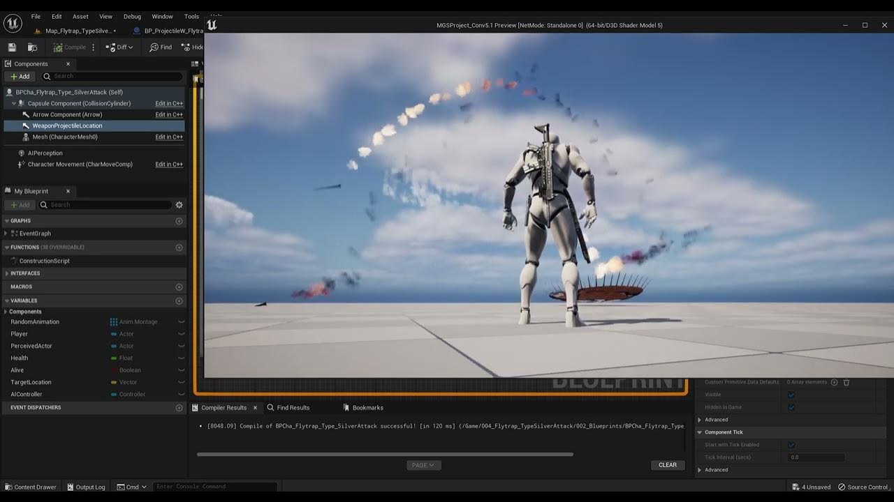 Unreal Engine Random Rotation with Timeline Component Weapon - YouTube