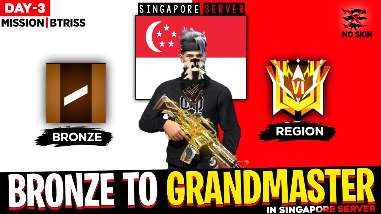 Bronze To Grandmaster In Singapore Server🔥Rank Pushing Region Top 1 in ...