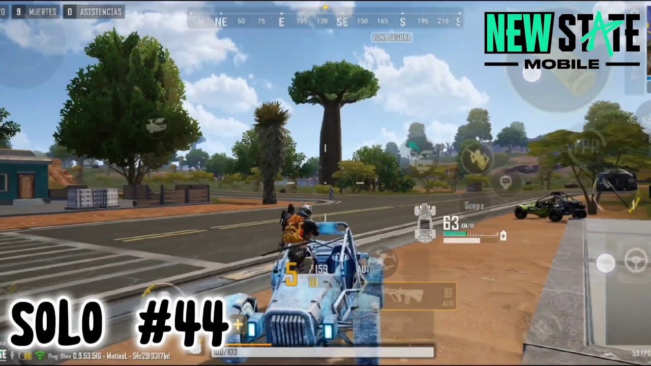 Akinta max graphics 4K Solo #44 | Pubg New state mobile - YouTube