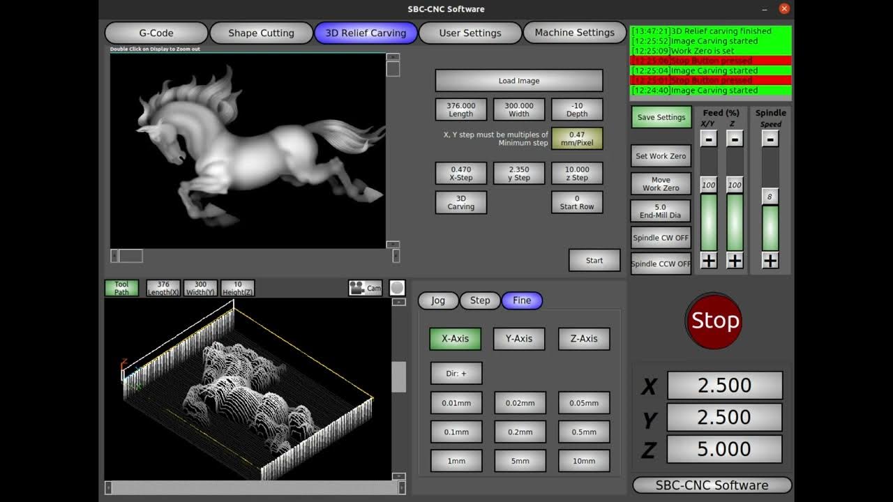 Raspberry pi CNC: SBC-CNC Features - YouTube