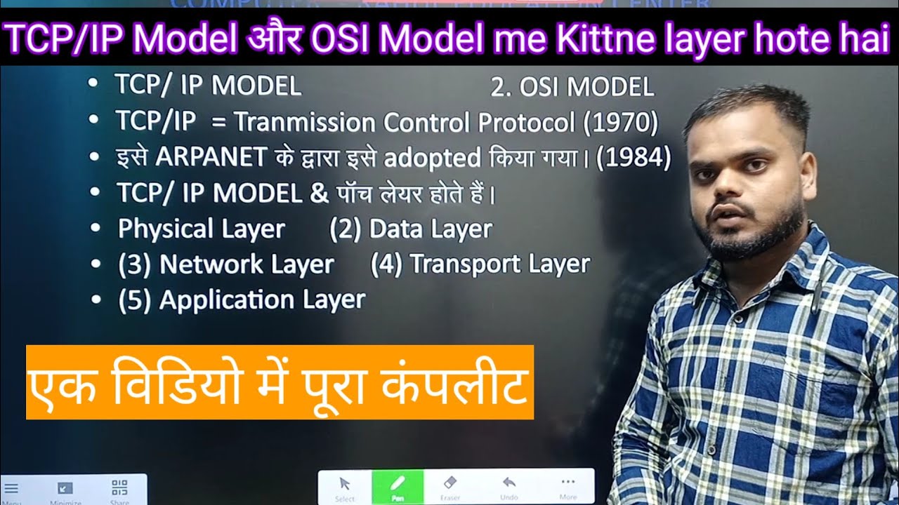 What is the OSI Model ? TCP/IP AND OSI Model ke kittne Layer Hote Hi ...