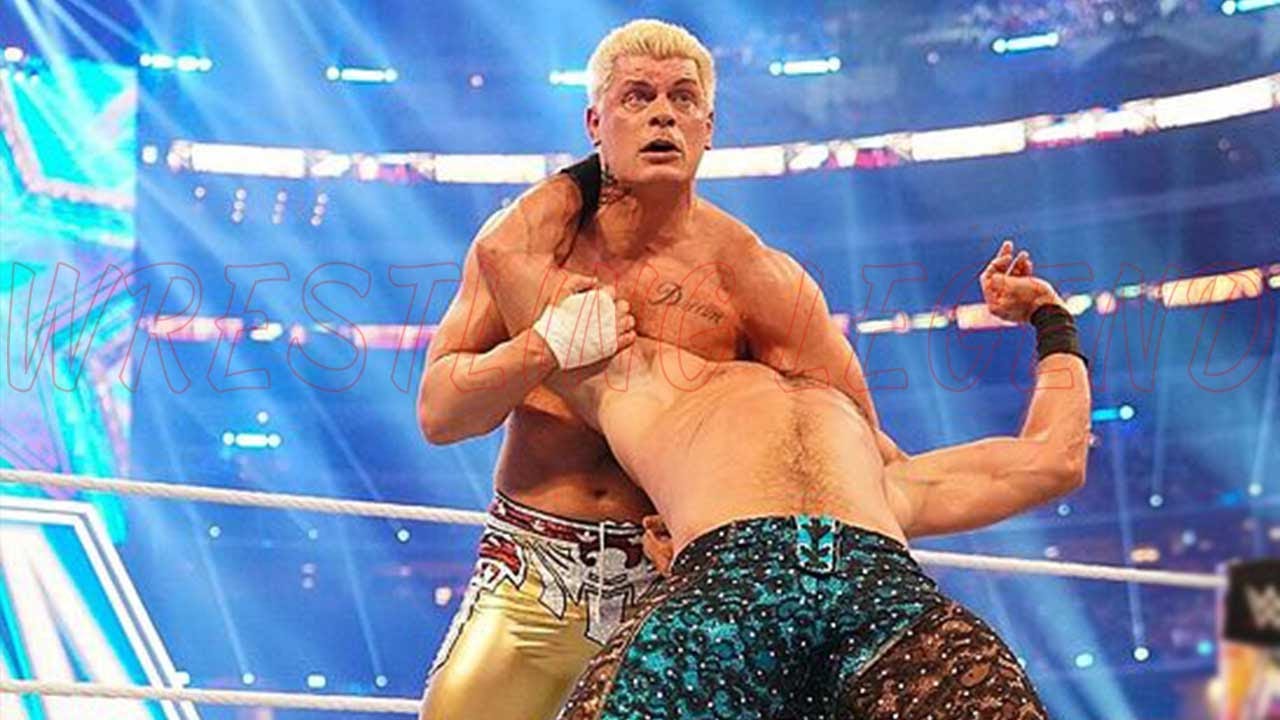 Seth Rollins vs Cody Rhodes WWE World Heavyweight Championship Match ...